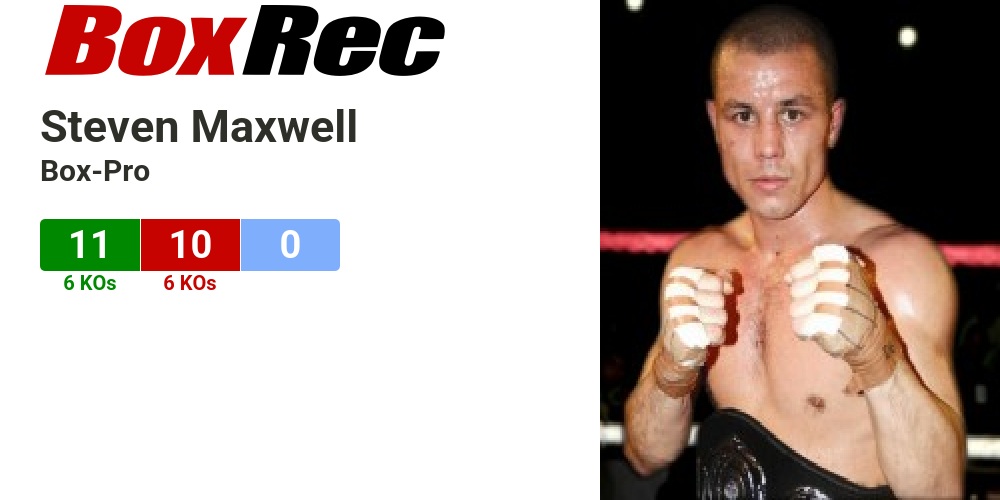 BoxRec: Steven Maxwell