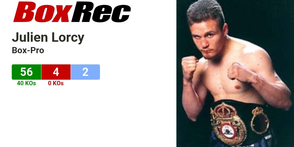 BoxRec: Julien Lorcy