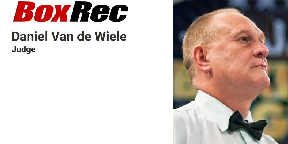 BoxRec: Daniel Van de Wiele