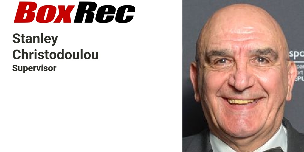 BoxRec: Stanley Christodoulou