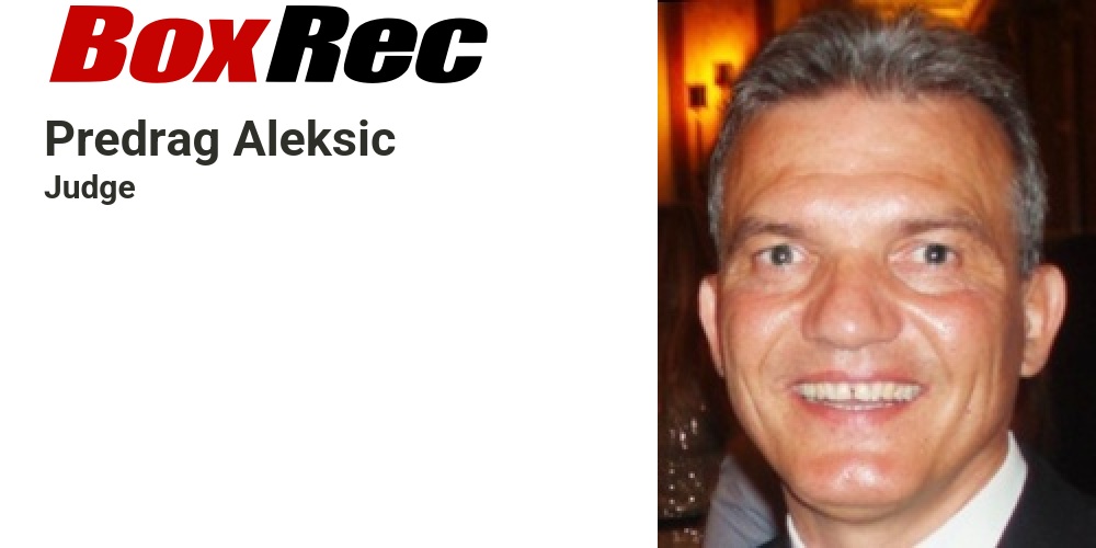 BoxRec: Predrag Aleksic