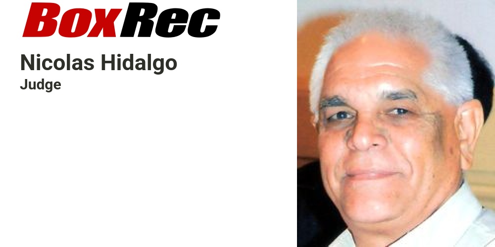 BoxRec: Nicolas Hidalgo
