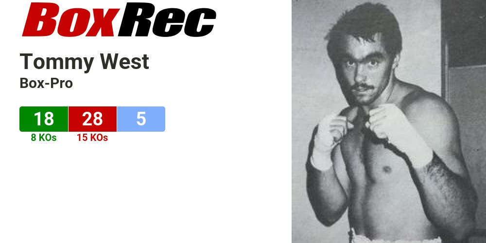 BoxRec: Tommy West