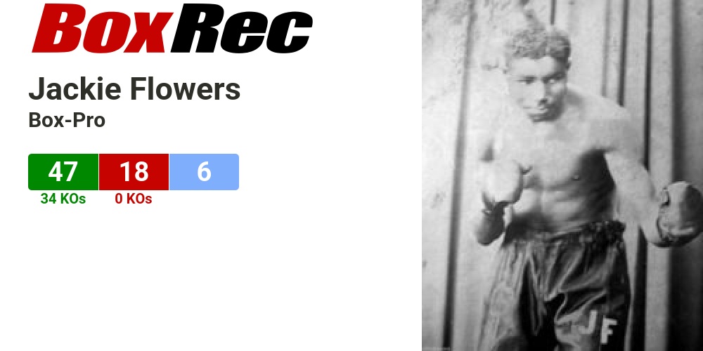 BoxRec: Jackie Flowers