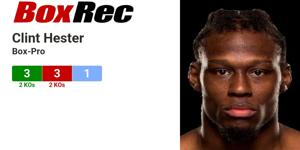 BoxRec: Clint Hester