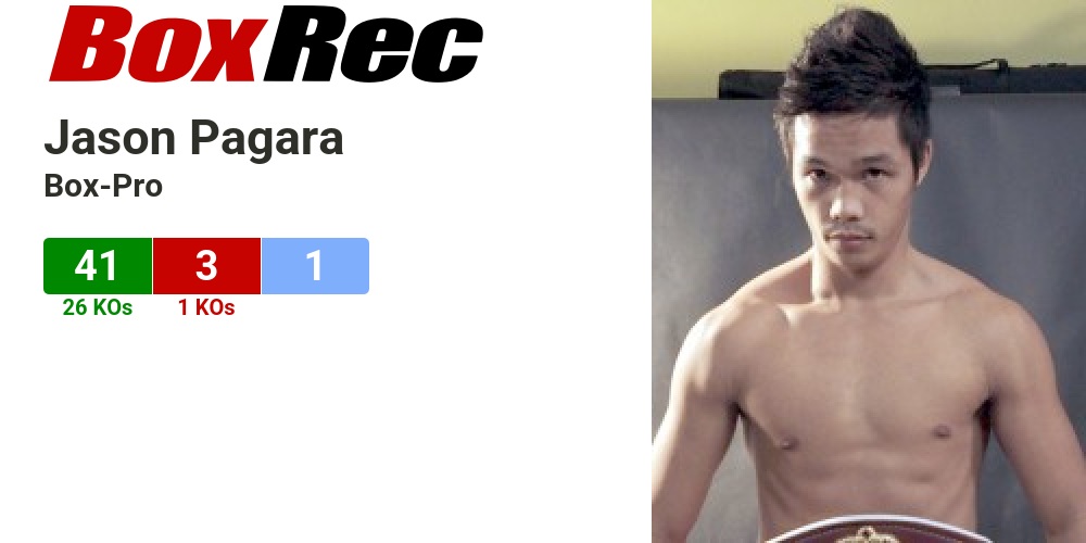 BoxRec: Jason Pagara
