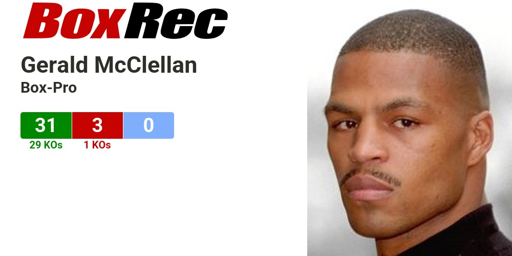 BoxRec: Gerald McClellan