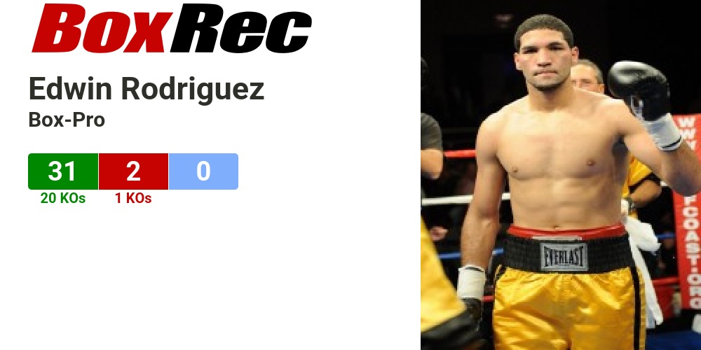 BoxRec: Edwin Rodriguez