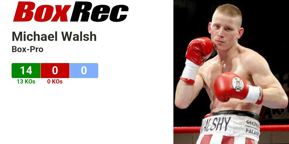BoxRec: Michael Walsh