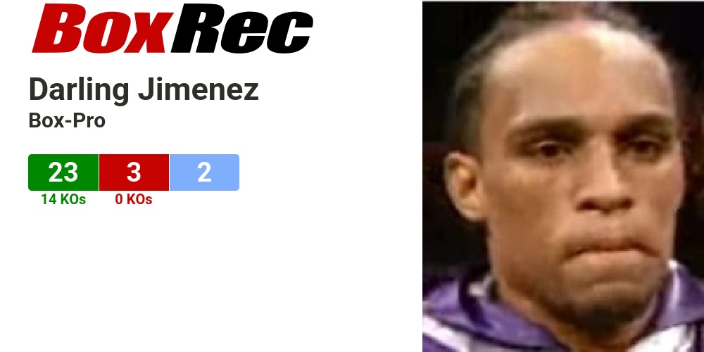 BoxRec: Darling Jimenez