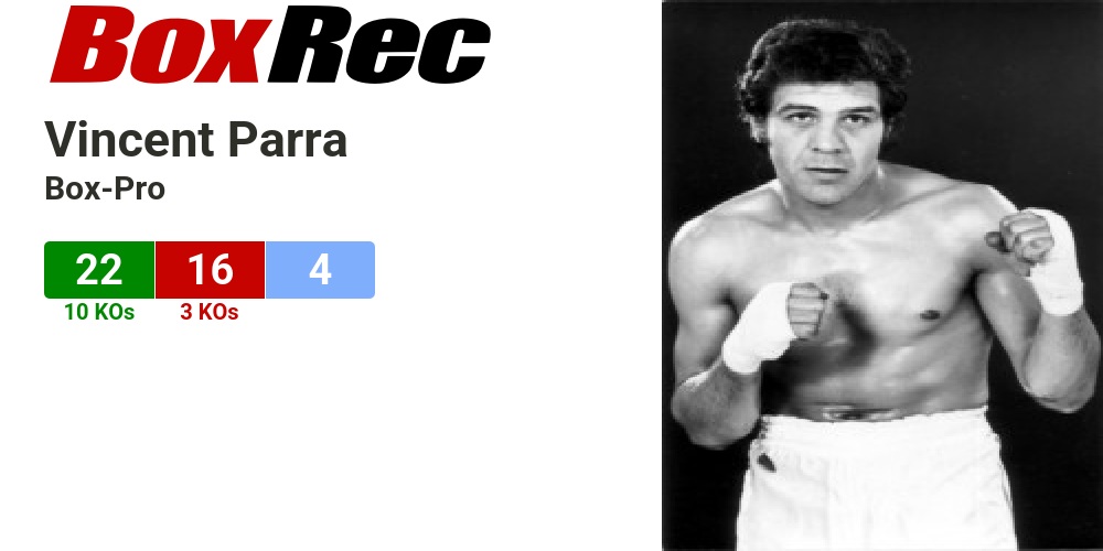 BoxRec: Vincent Parra