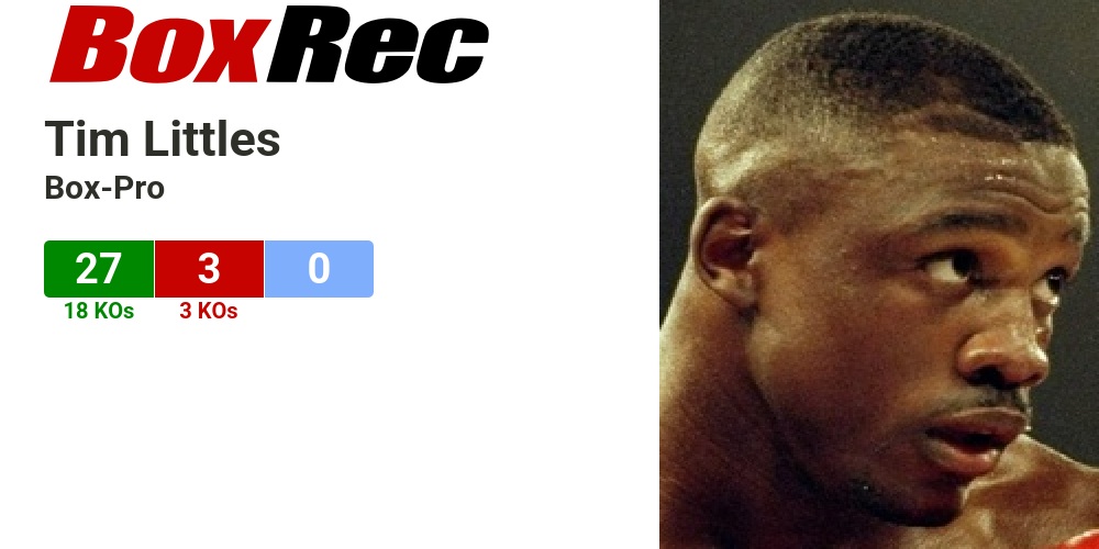 BoxRec: Tim Littles