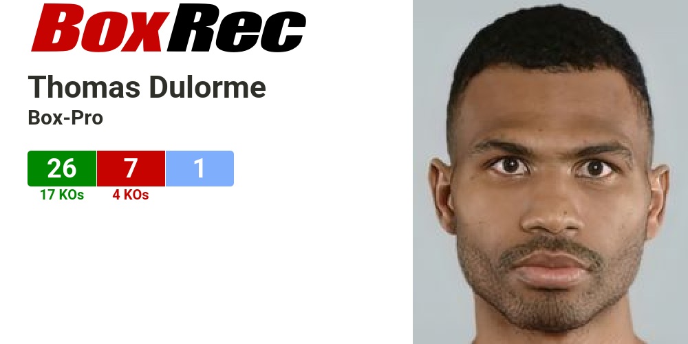 BoxRec: Thomas Dulorme