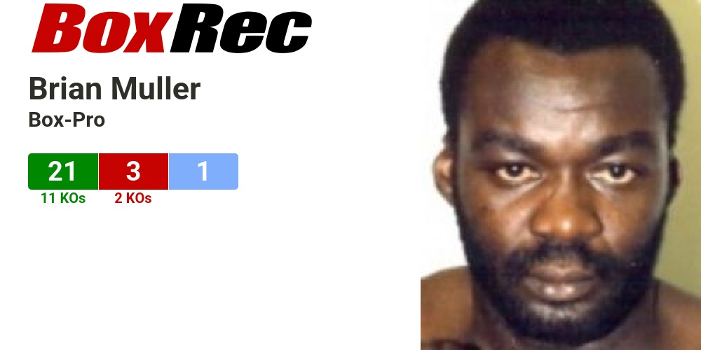 BoxRec: Brian Muller