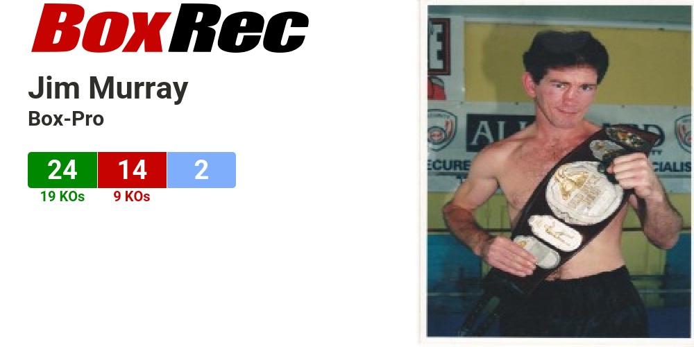 BoxRec: Jim Murray