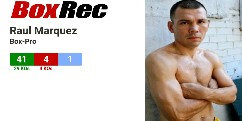 BoxRec: Raul Marquez