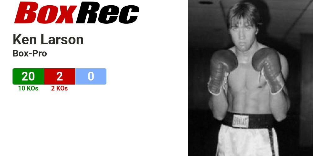 BoxRec: Ken Larson