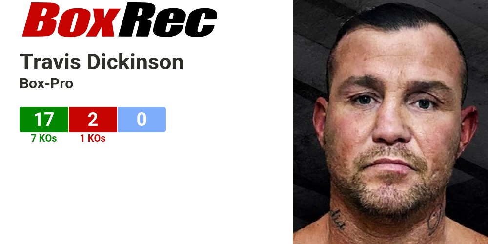 BoxRec: Travis Dickinson