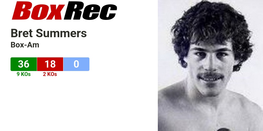 BoxRec: Bret Summers