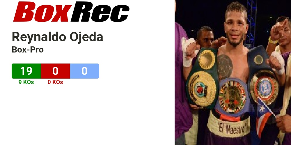 BoxRec: Reynaldo Ojeda