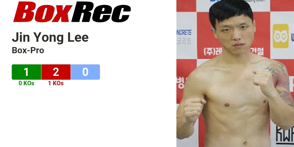 BoxRec: Jin Yong Lee