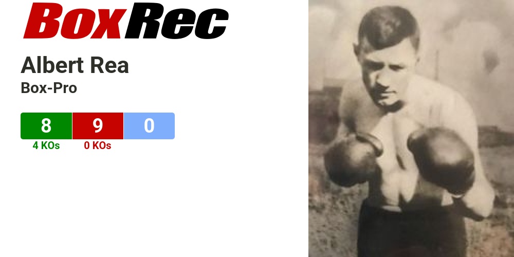 BoxRec: Albert Rea