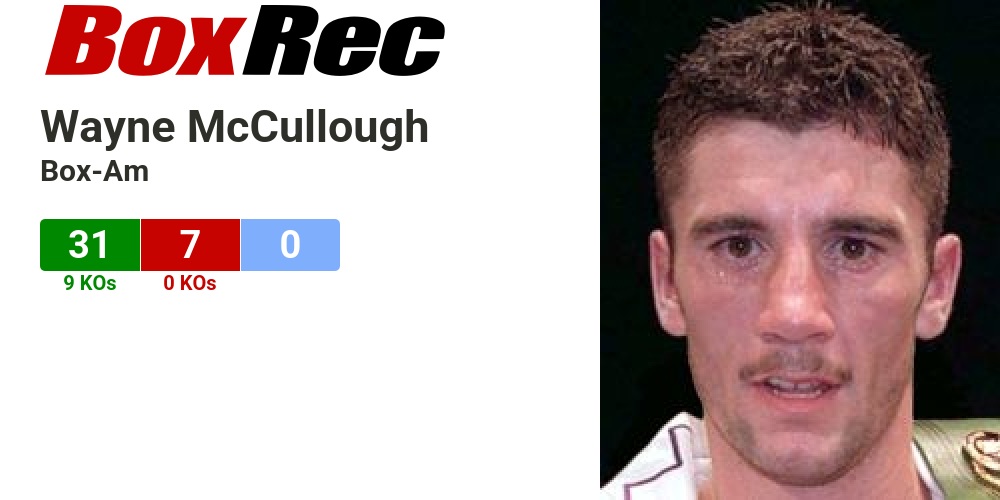 BoxRec: Wayne McCullough