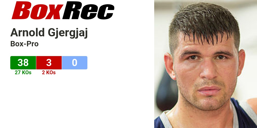 BoxRec: Arnold Gjergjaj