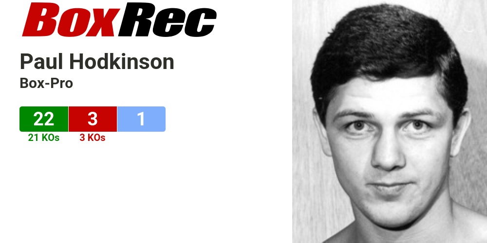 BoxRec: Paul Hodkinson
