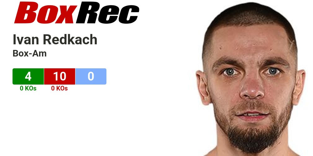 BoxRec: Ivan Redkach