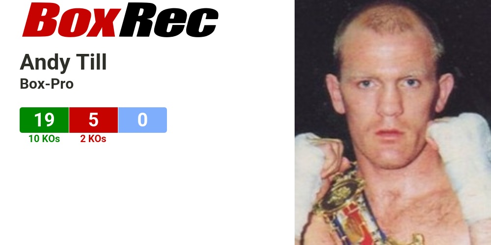 BoxRec: Andy Till