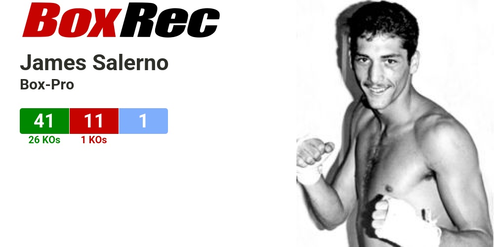 BoxRec: James Salerno
