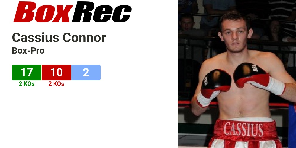 BoxRec: Cassius Connor