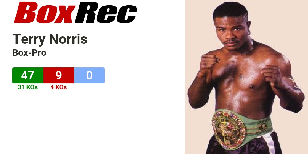 BoxRec: Terry Norris