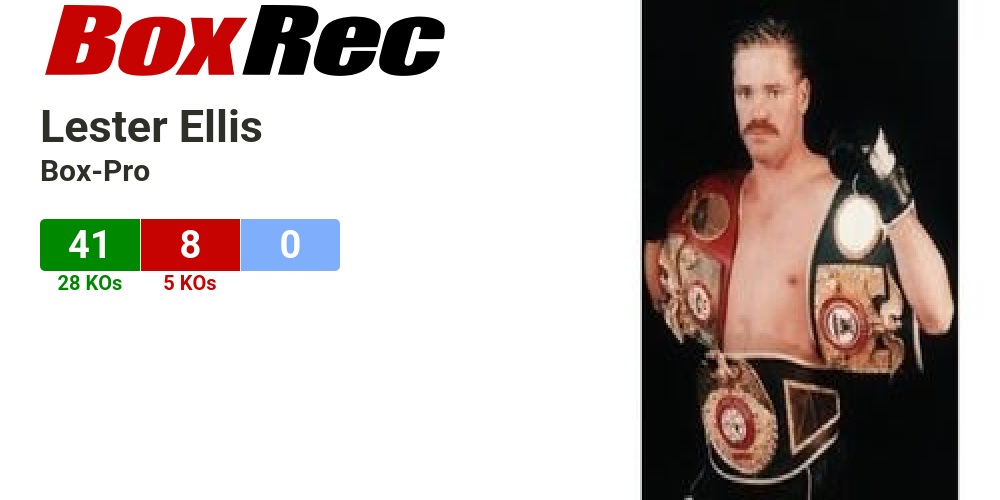 BoxRec: Lester Ellis