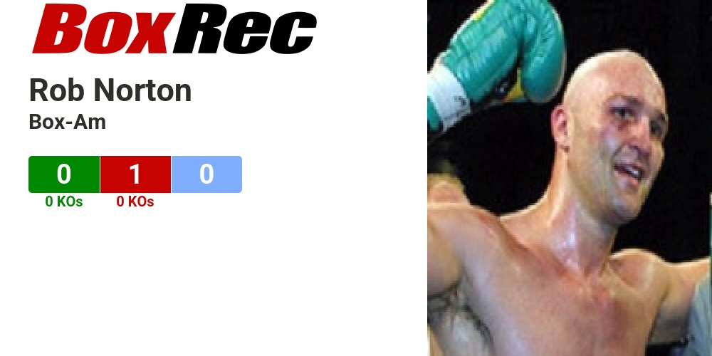 BoxRec: Rob Norton