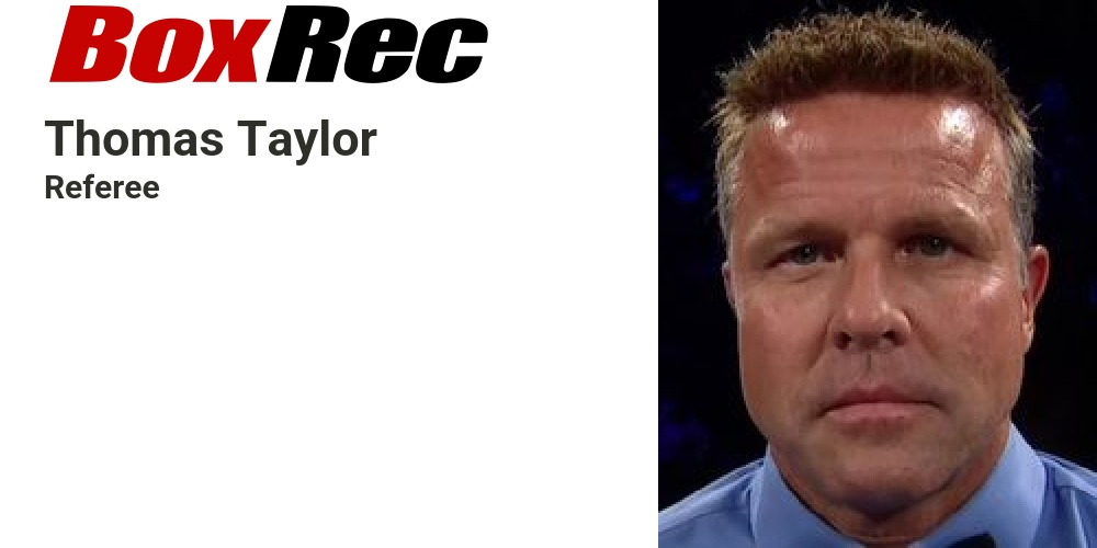 BoxRec: Thomas Taylor