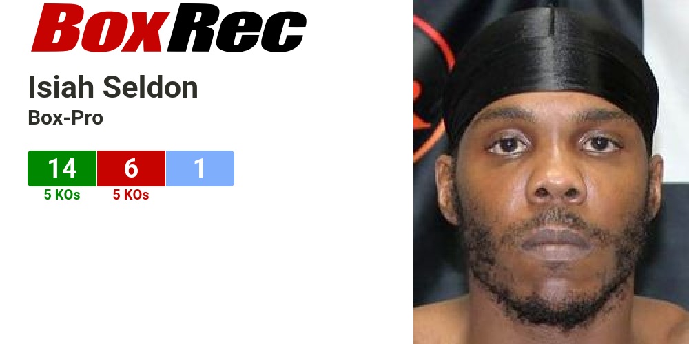 BoxRec: Isiah Seldon