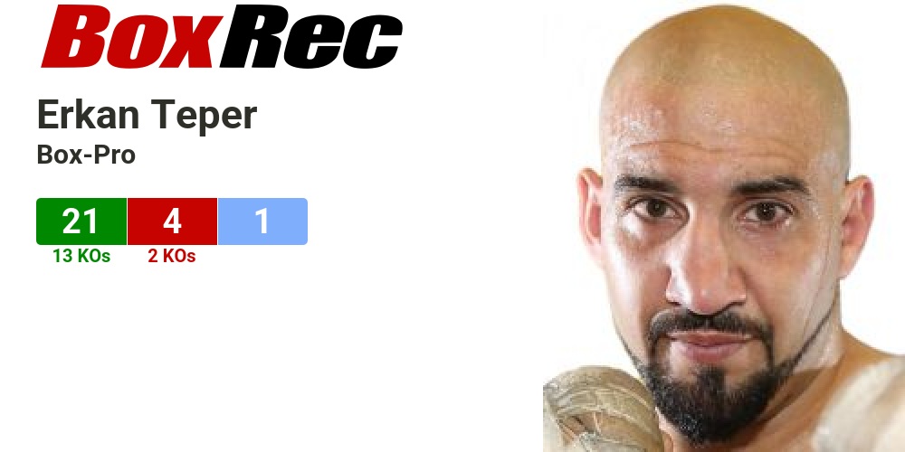 BoxRec: Erkan Teper