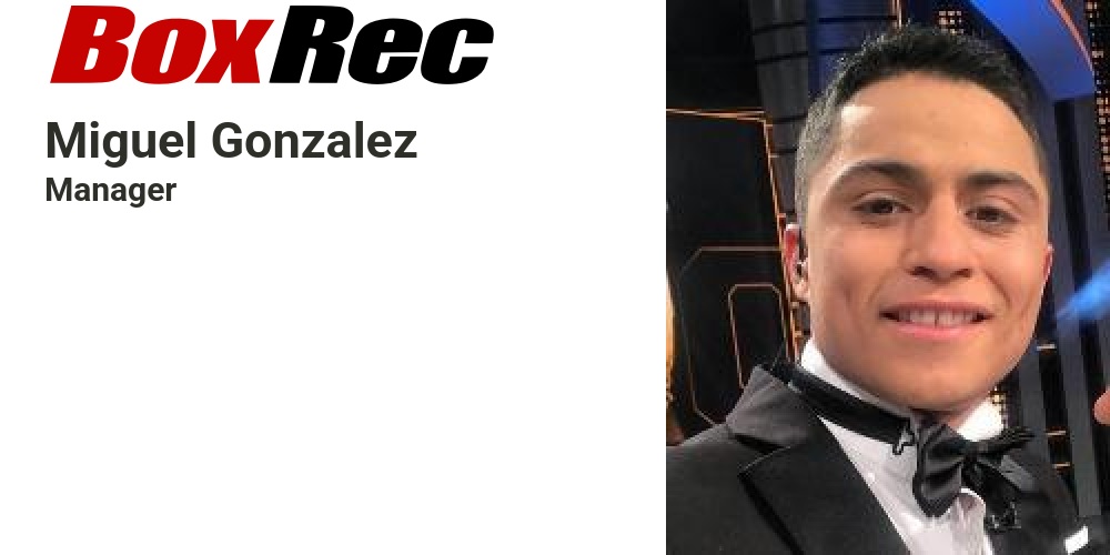 BoxRec: Miguel Gonzalez