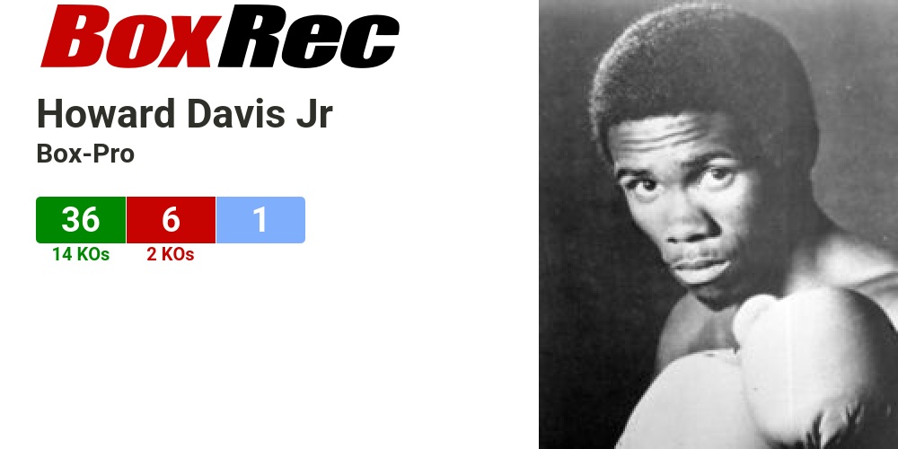 BoxRec: Howard Davis Jr