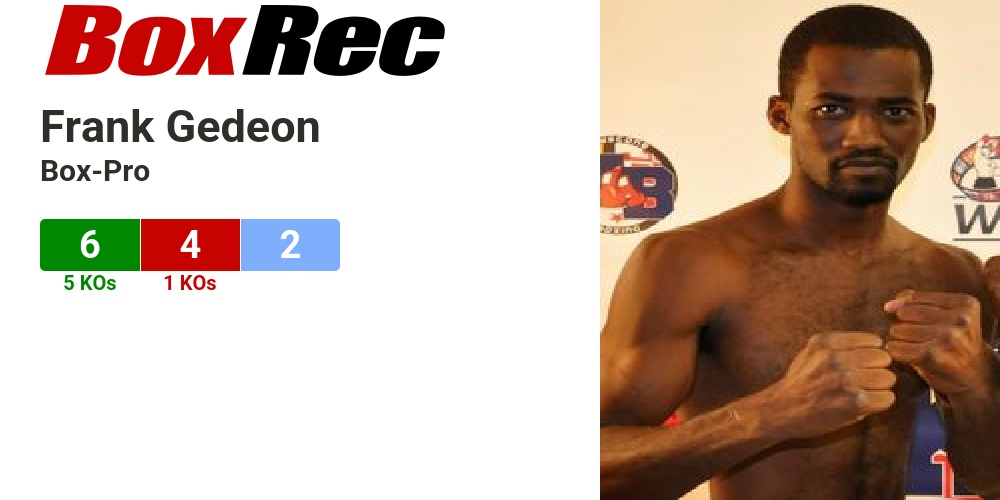 BoxRec: Frank Gedeon