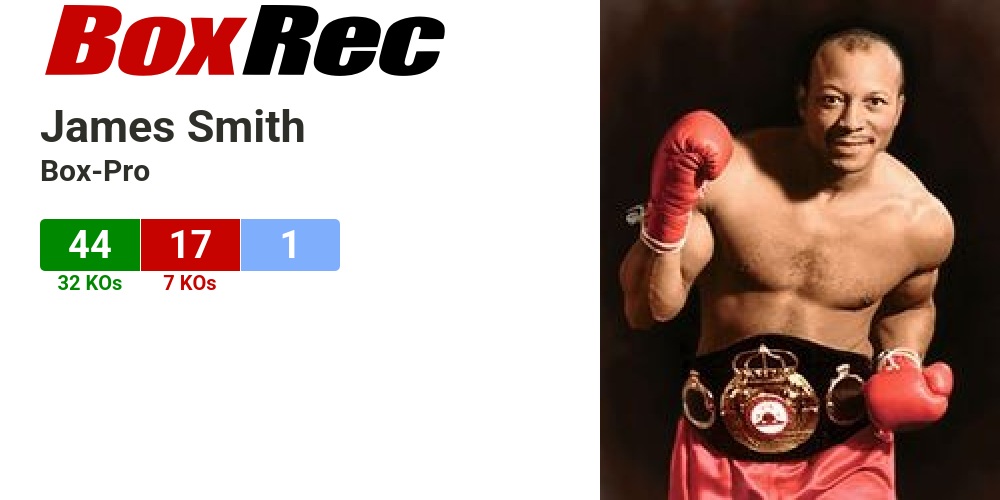 BoxRec: James Smith