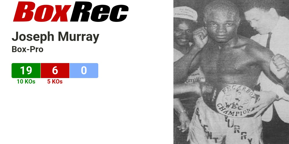 BoxRec: Joseph Murray