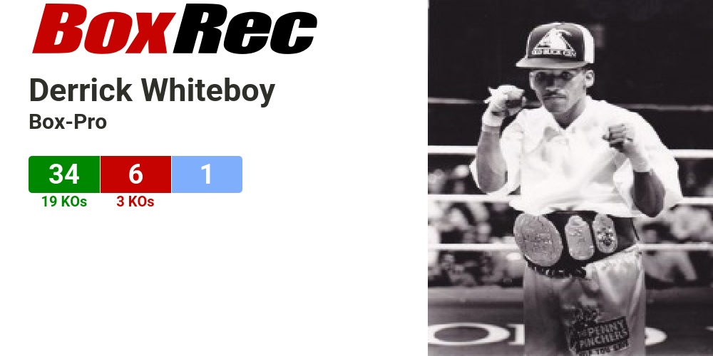 BoxRec: Derrick Whiteboy