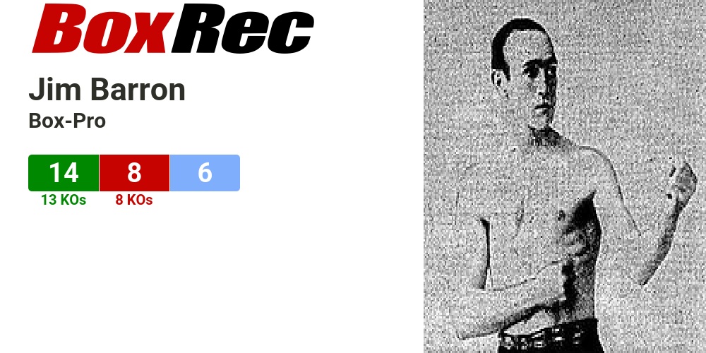 BoxRec: Jim Barron