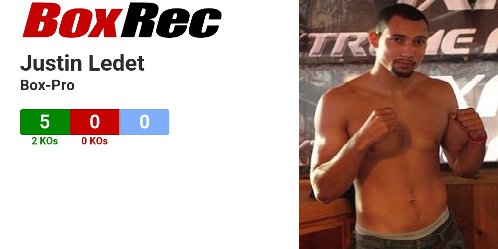BoxRec: Justin Ledet