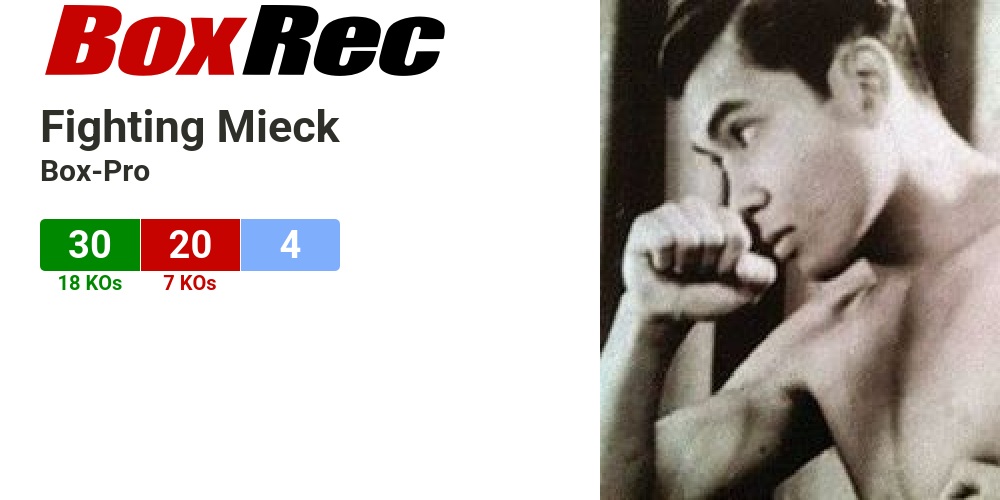 BoxRec: Fighting Mieck