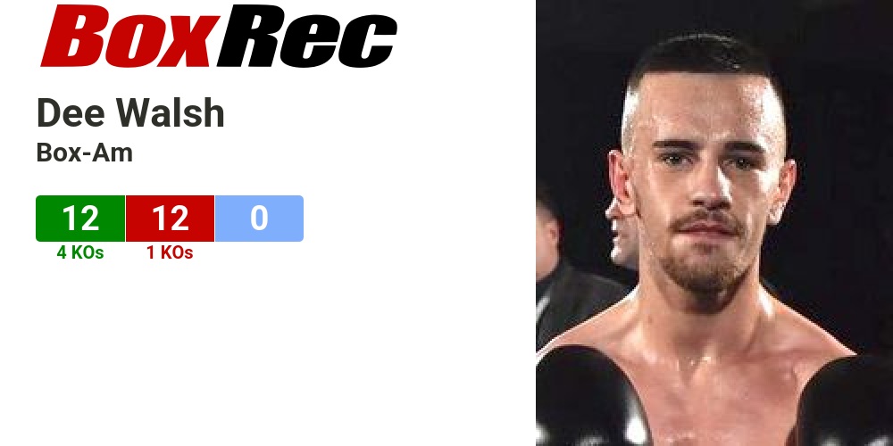 BoxRec: Dee Walsh