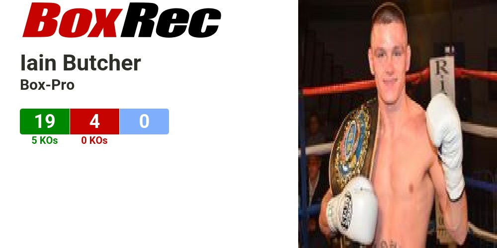 BoxRec: Iain Butcher